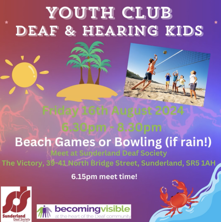 Deaf Youth Club - Becoming Visible at the heart of the Deaf Community